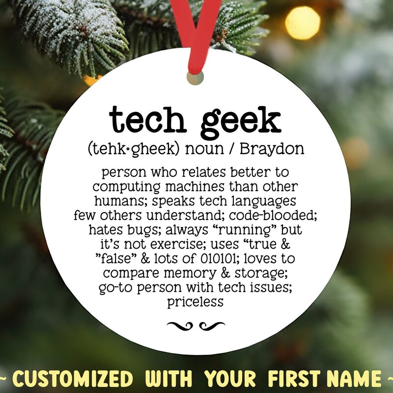 Geek Ornament - Etsy