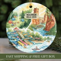 Wisconsin Dells Map Print | Wisconsin Dells Map | Wisconsin Map Art ...