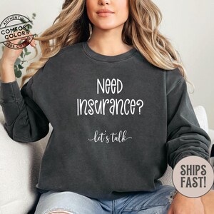 Need Insurance? Let's Talk Tshirt | Insurance Agent Tee | Insurance ...