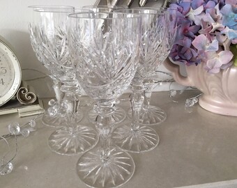 Vintage wine glasses | Etsy