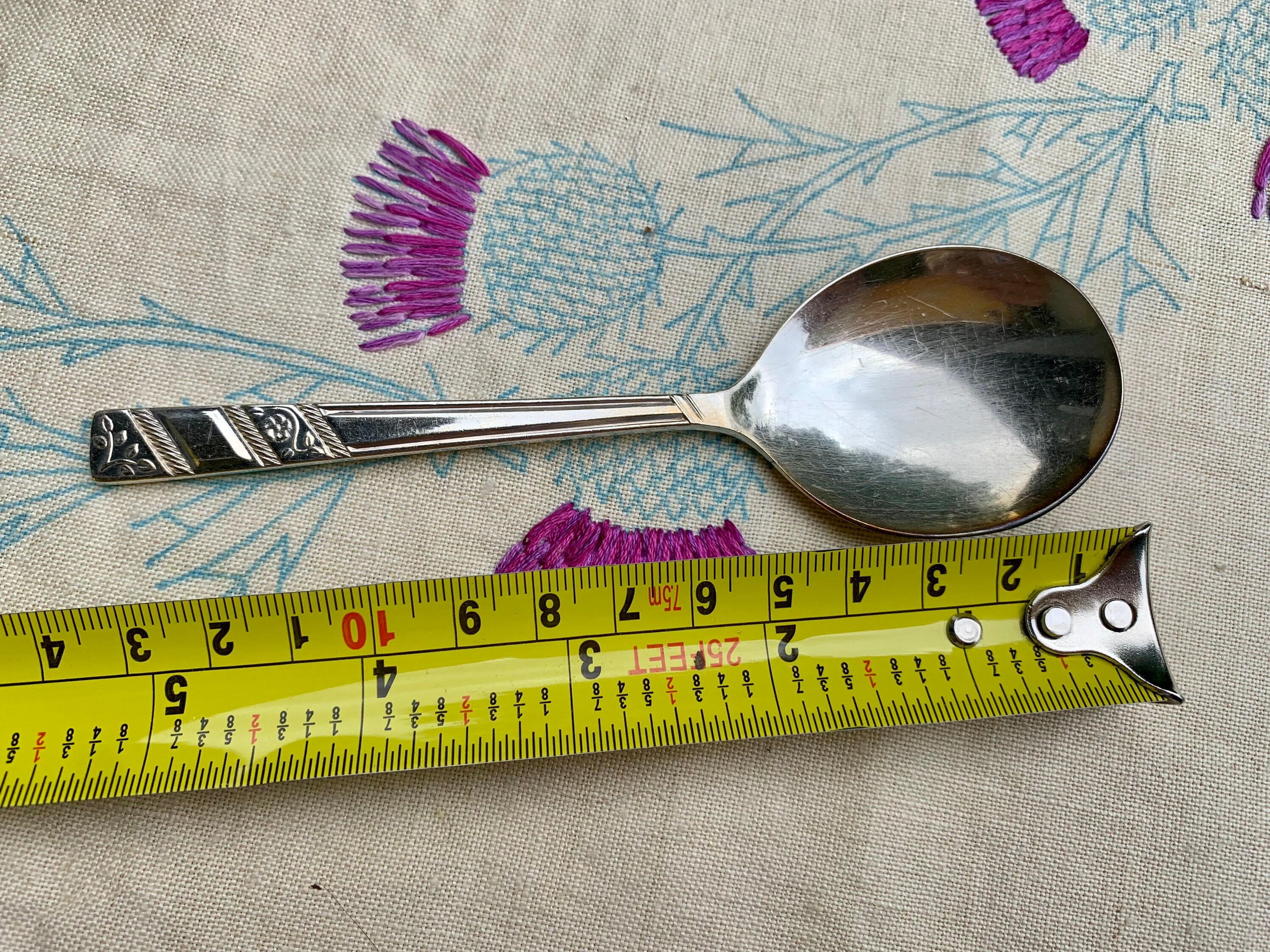 Set of 6 Vintage Viners Silver Rose Dessert Spoons in Original | Etsy