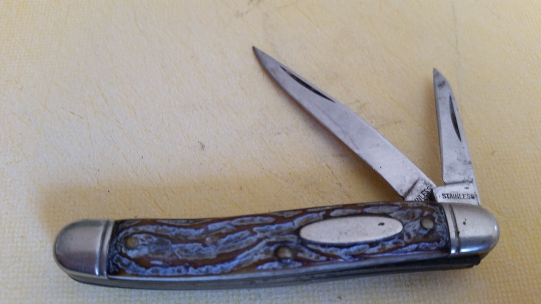 Vintage Imperial Pocket Knife - 2 Stainless Steel Blades - Providence ...