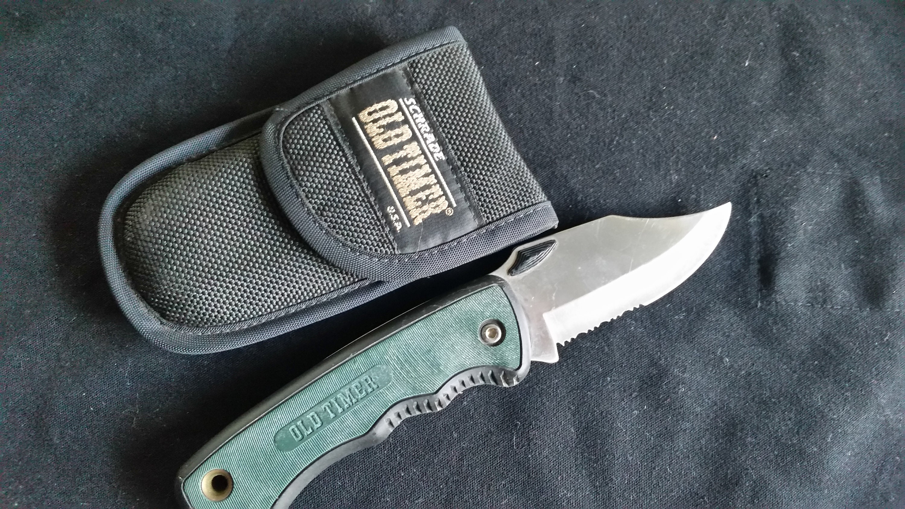 Schrade Old Timer 470T Folding Lock Back Knife W/sheath USA Vintage Excellent Condition - Etsy