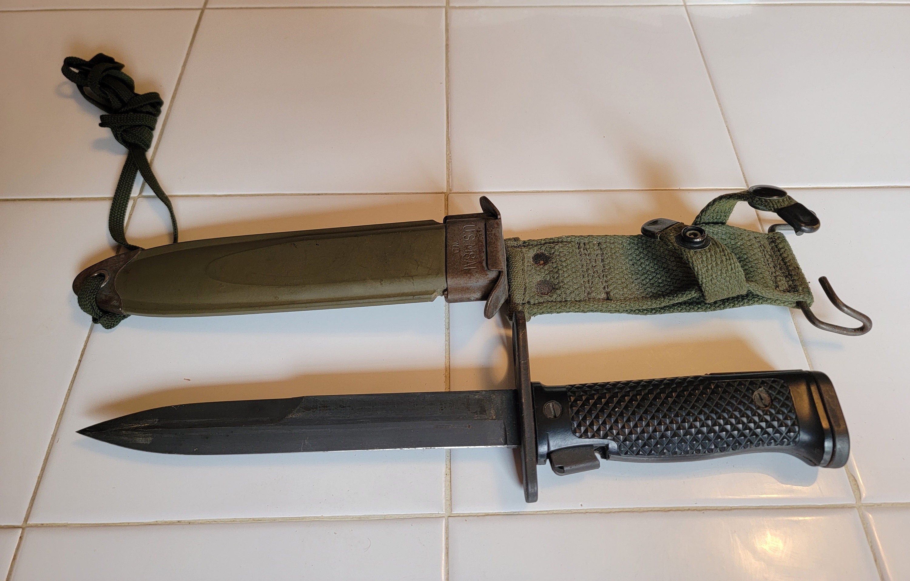 Vietnam War US M6 Bayonet & M8 A1 Scabbard Excellent - Etsy