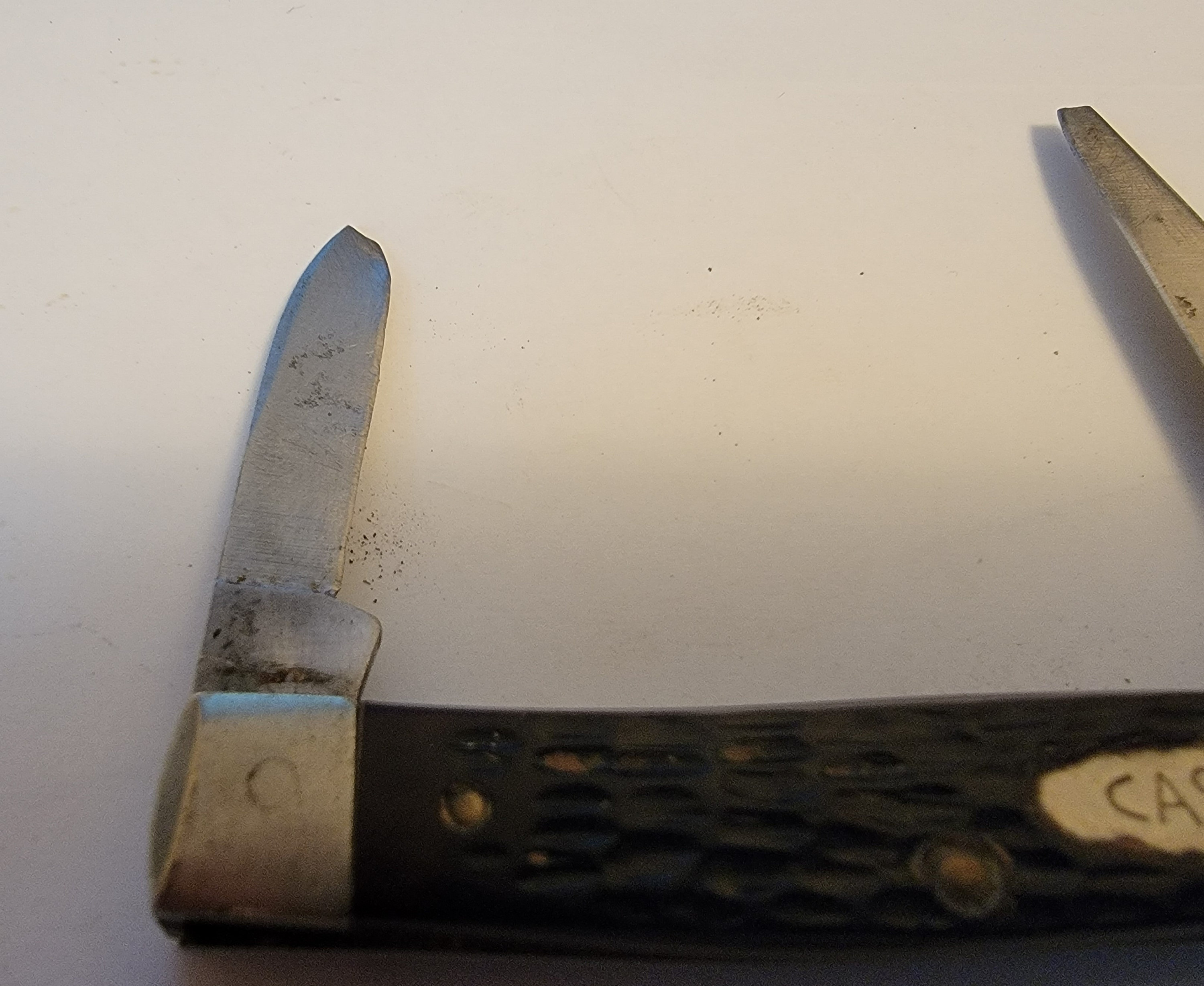 1980-1989 Case XX USA 62033 SS Baby Stockman Bone Handle - Free ...