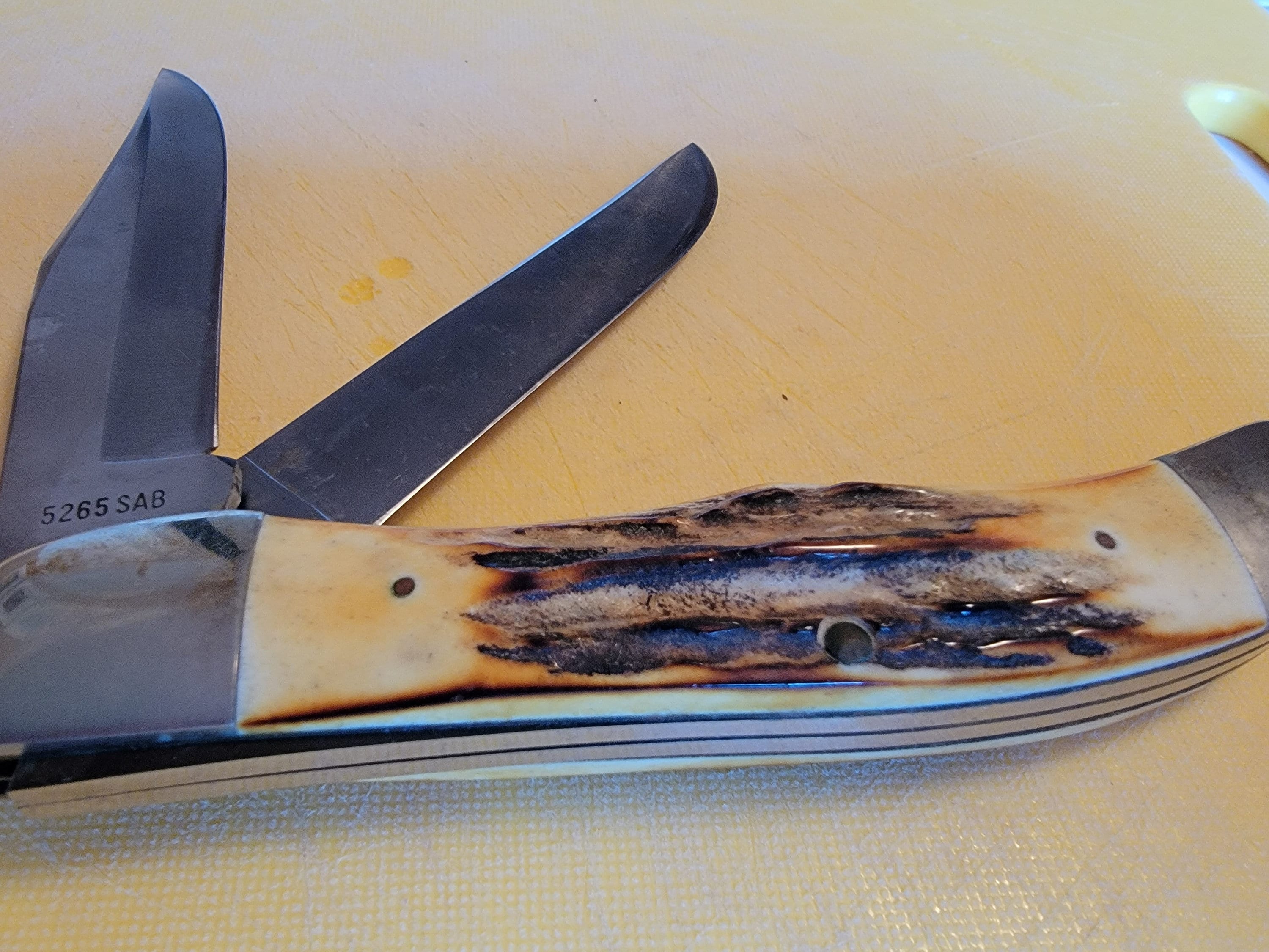 1965-1969 Case XX 5265 SAB SSP Genuine Stag Handles - New - Never Used ...