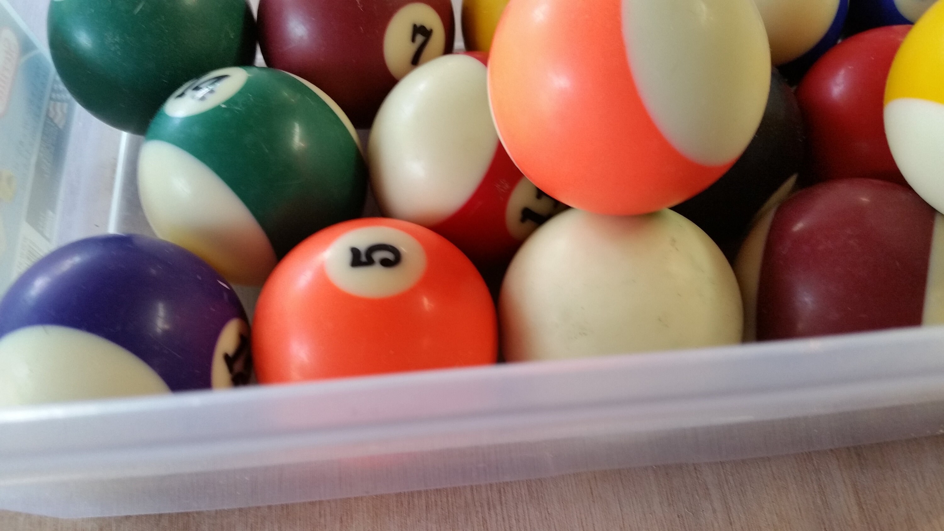 Vintage Pool Table Balls 2-1/4 Complete Set of 16 Billiard Ball Set - Etsy