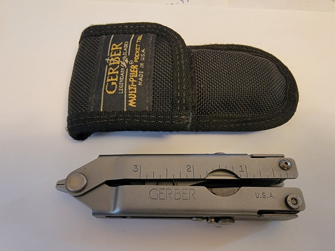 Gerber USA Multi-plier Pocket Tool W/ Sheath - Excellent Condition ...