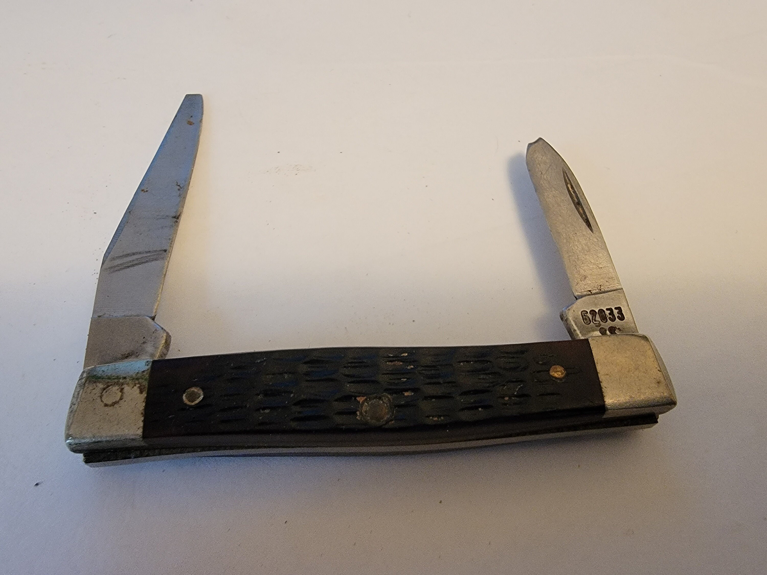 1980-1989 Case XX USA 62033 SS Baby Stockman Bone Handle Free Shipping ...