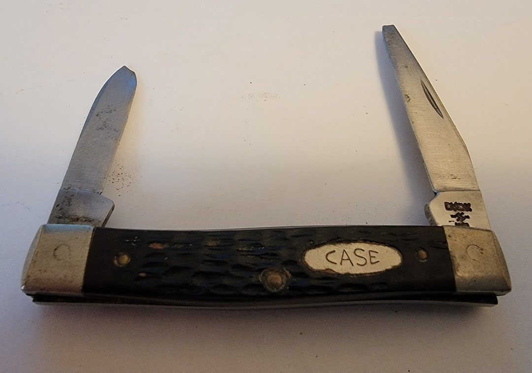 1980-1989 Case XX USA 62033 SS Baby Stockman Bone Handle - Free ...