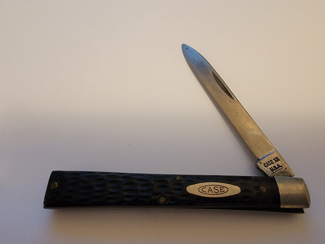 1973 Case XX 6185 Brown Jigged Delrin 7 Dot Doctor Knife 6185 New Never ...