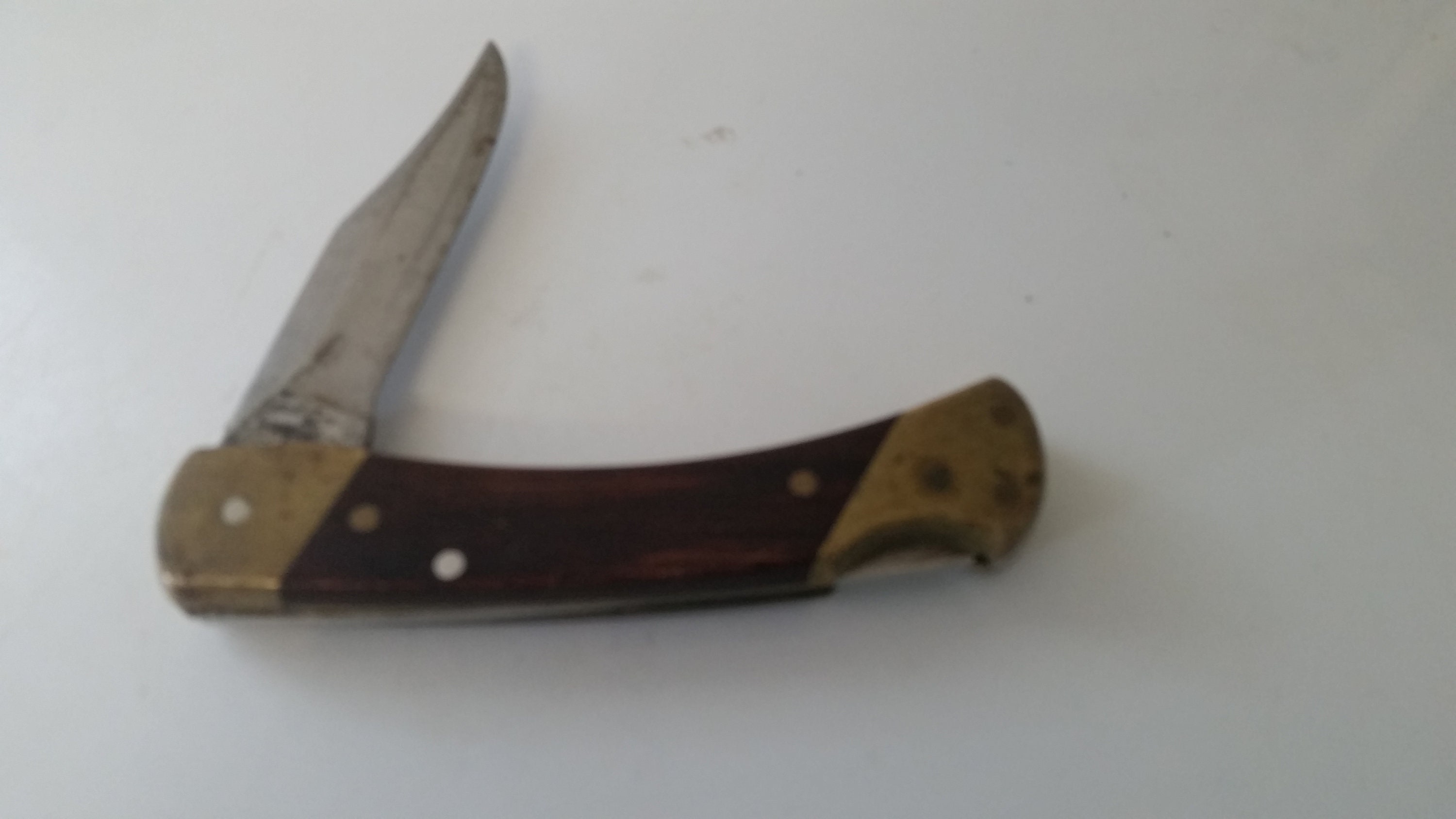 Vintage Schrade USA LB7 Folding Lockback Wood Handle Knife - Etsy
