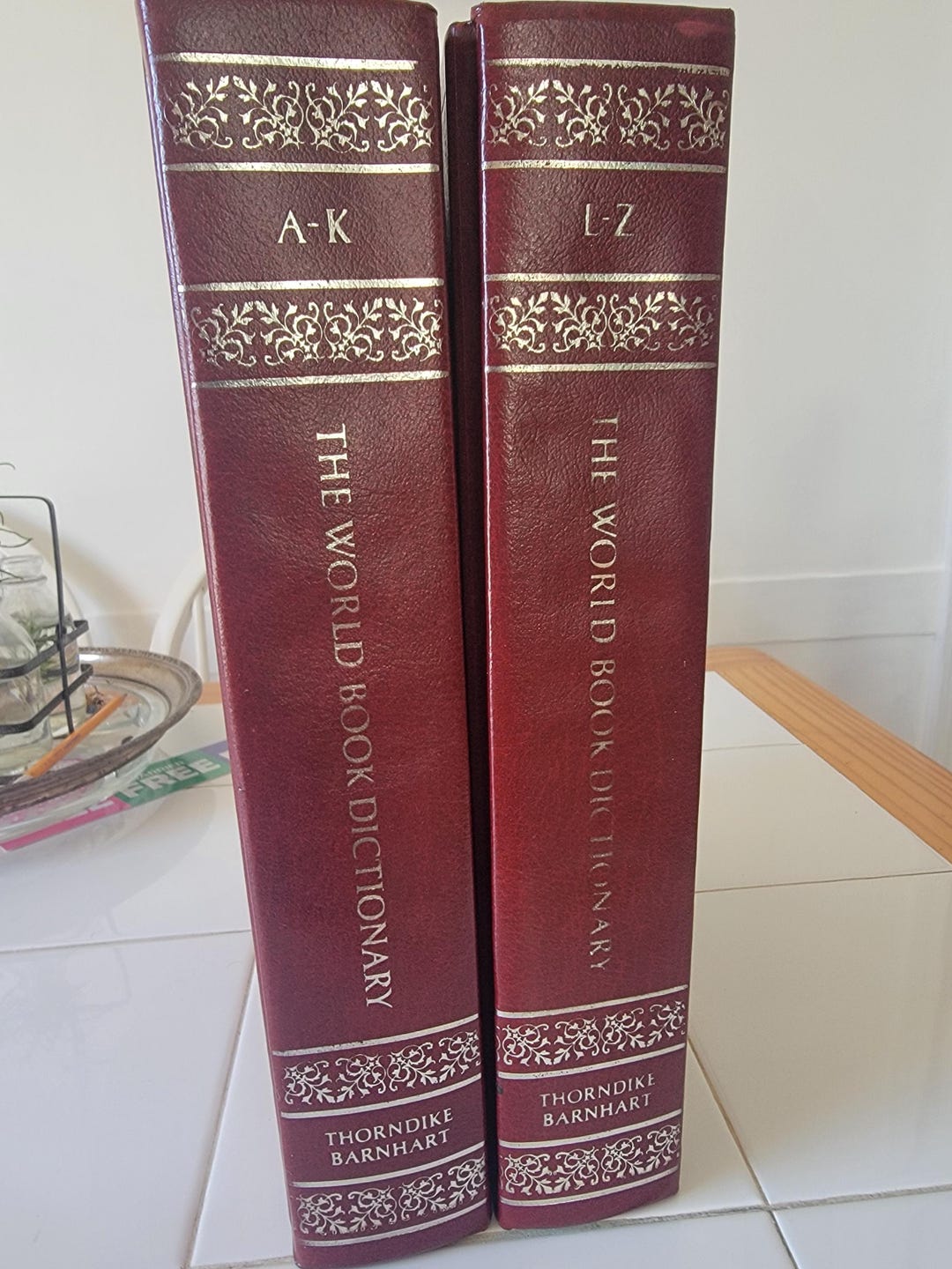 The World Book Dictionary 1979 Edition Thorndike Barnhart 2 Vol Set Finger Tabs - Etsy