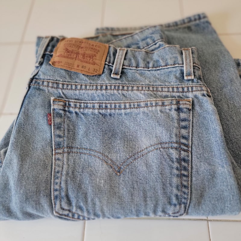 Levi 505 Red Tag Jeans - Etsy
