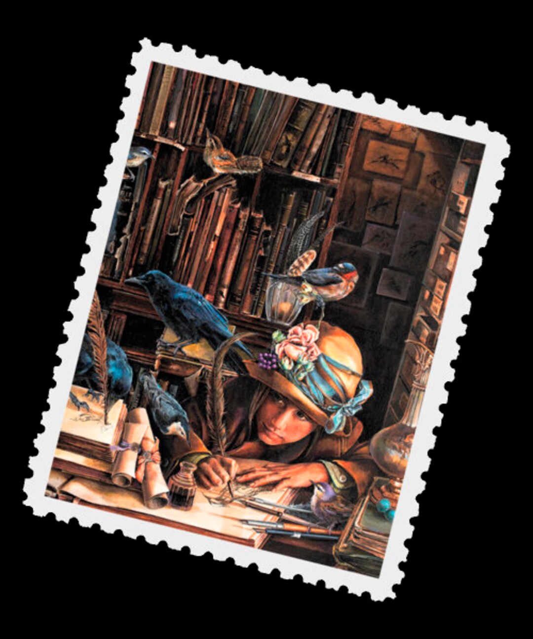 Postcrossing Stamp, Postcrossing Sticker, Gift for Postcrosser, Gummed ...