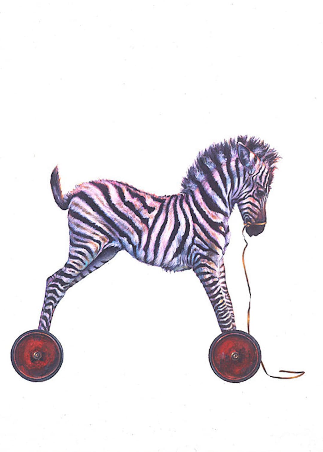 Zebra Studio Print, Zebra Wall Art, Zebra Art, Wall Decor for Girls ...