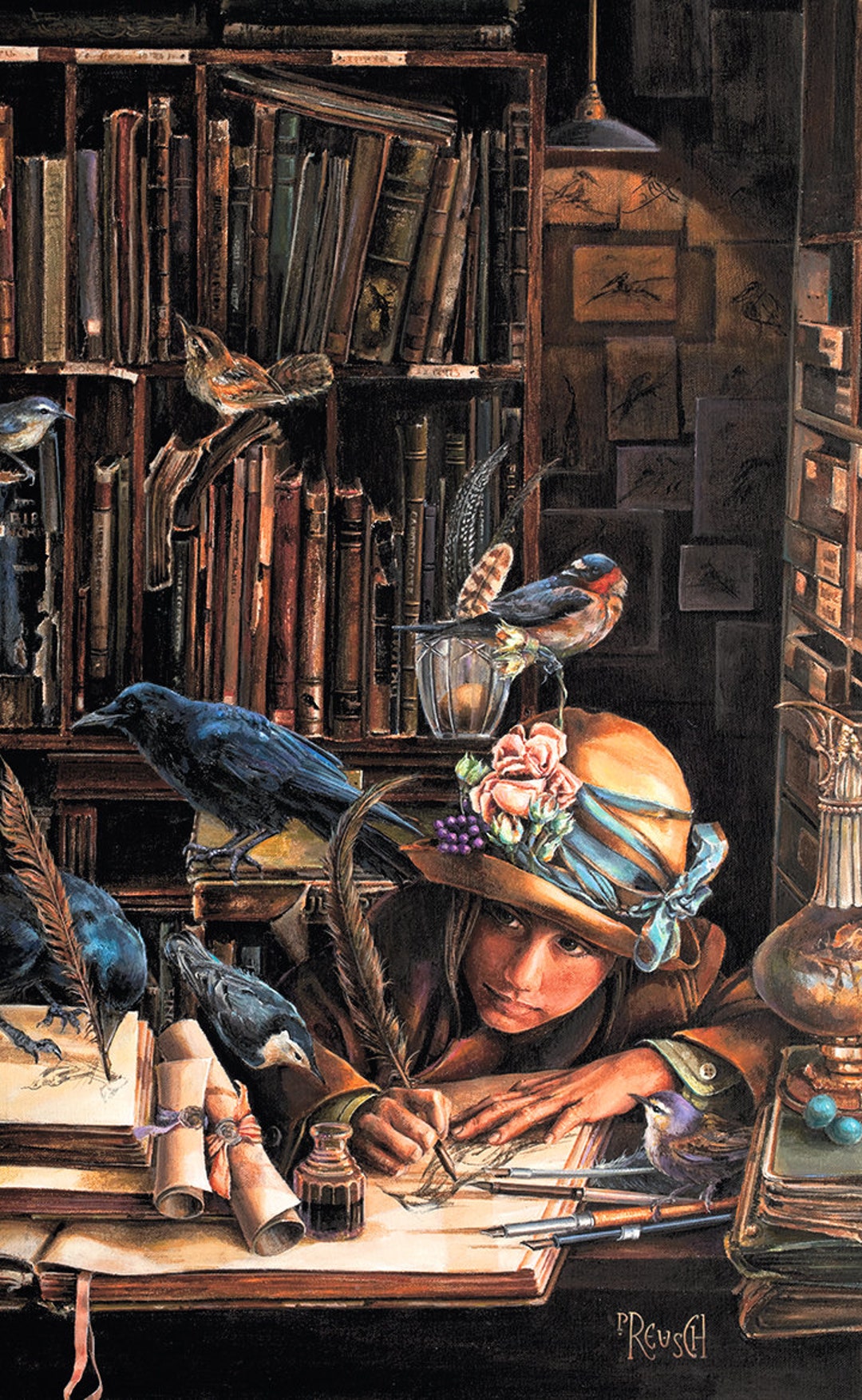 Crow Lover Art, Corvid Art, Drawing and Sketching Artwork, Bird Art ...