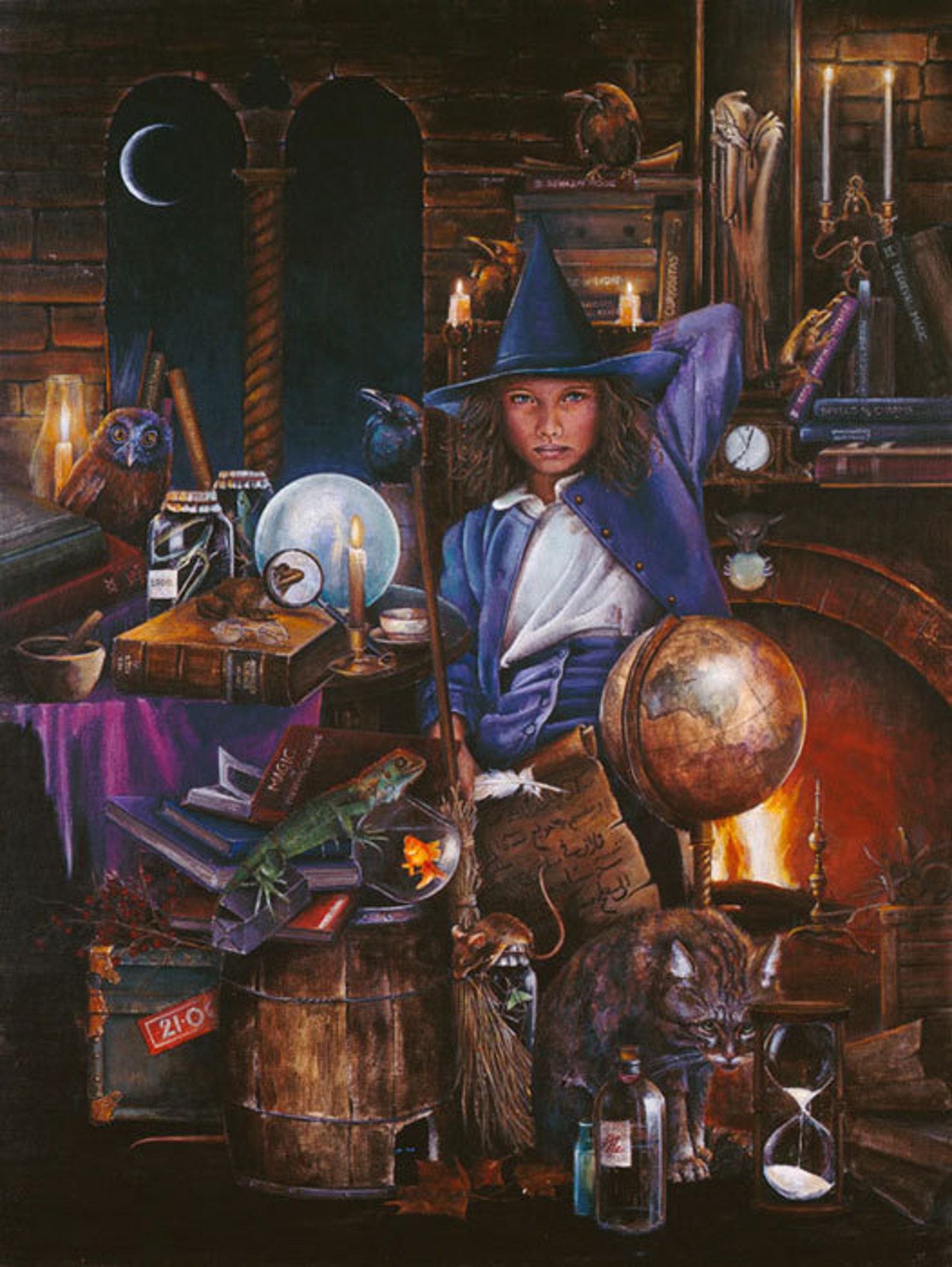 Halloween Greeting Card, Witch Birthday Card, Birthday Card, Witch ...