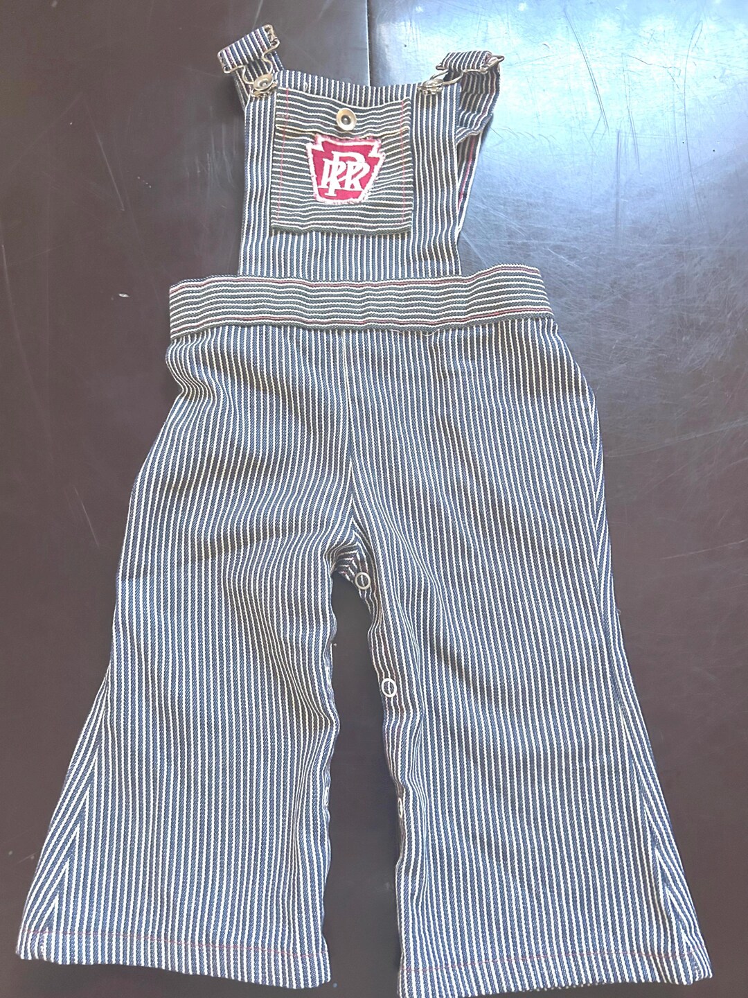 Vintage Pennsylvania Railroad Conductor Baby Overalls Infant 12 Months ...