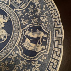 Vintage Spode Blue Room Traditions Series GREEK English Plate - Etsy