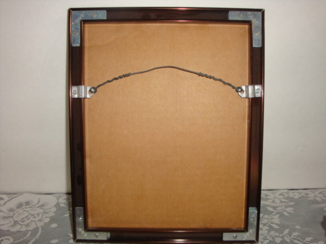 VINTAGE Nielsen Frame Brown Tinted Metal Frame With Bonus - Etsy