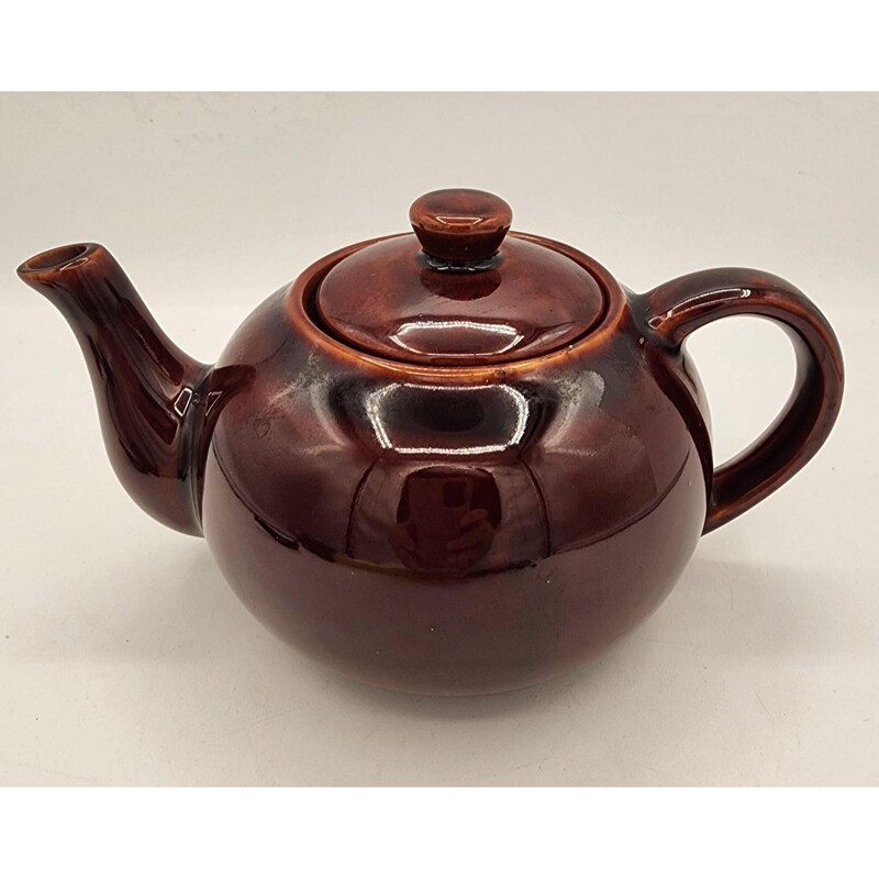 Brown Teapot - Etsy