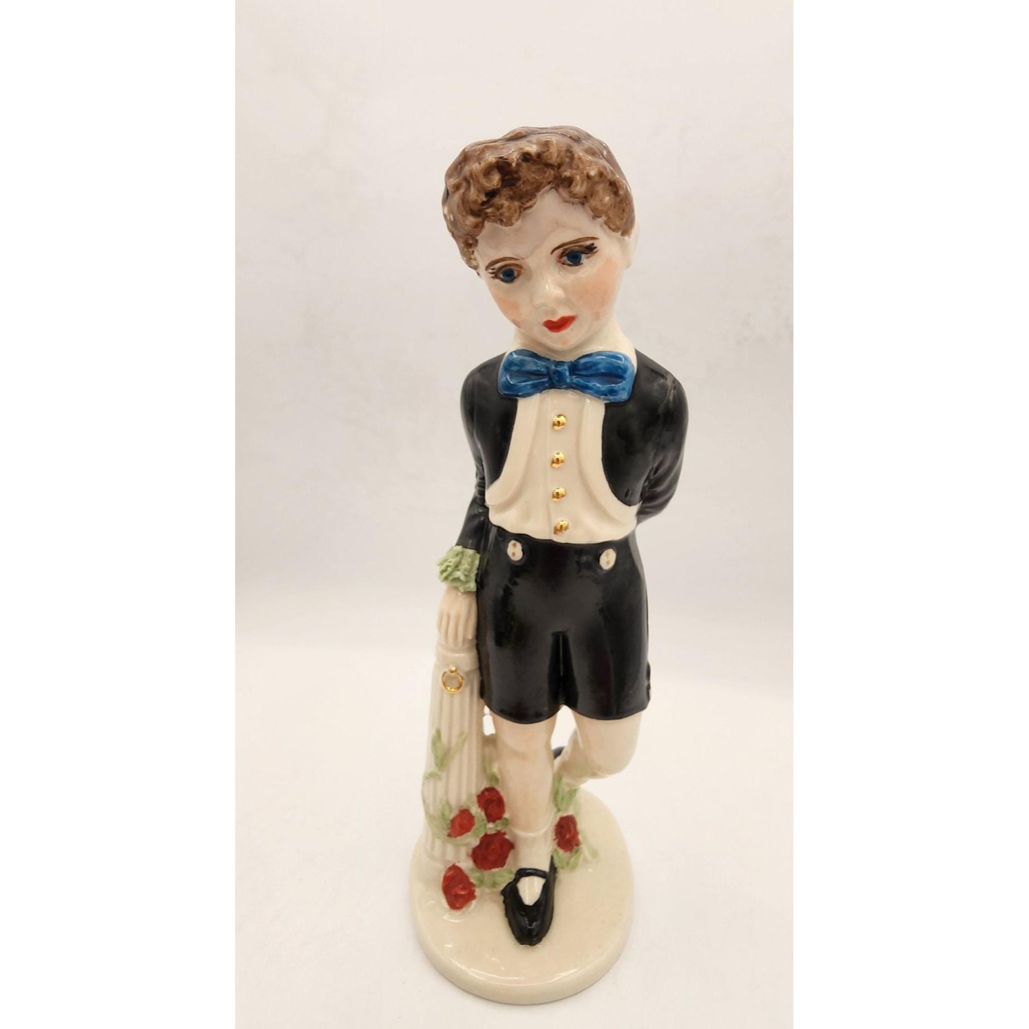 Vintage Little Lord Fontleroy Ceramic Boy Figurine Victorian Decor - Etsy