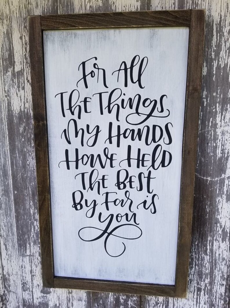 For All the Things My Hands Have Held | Etsy