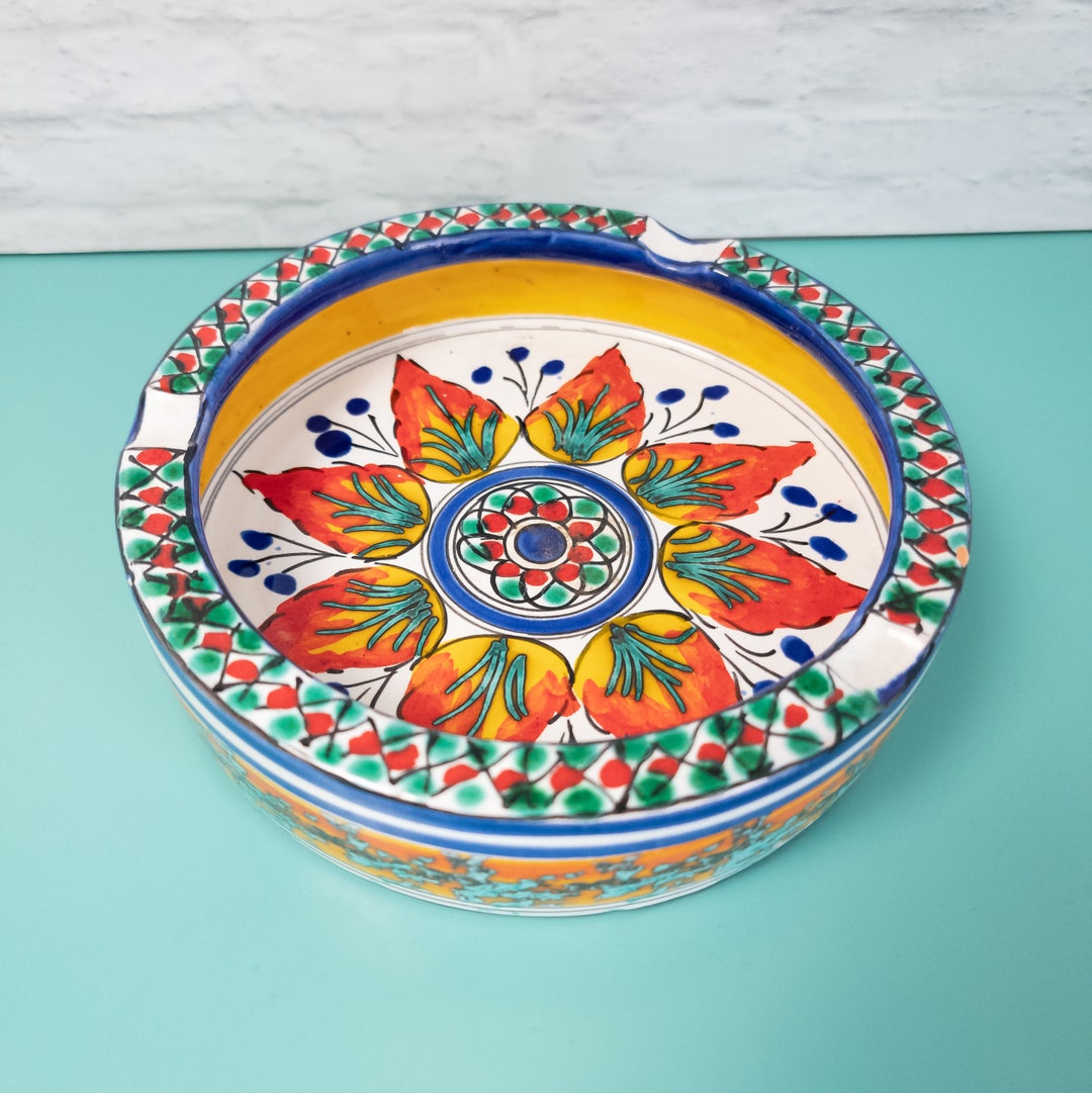 Santo Stefano Camastra Ashtray Trinket Dish Makeup Brush Dish Hand ...