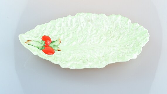 Vintage Carlton Ware Lettuce Leaf Tomatoes Serving Dish | Etsy