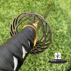 Monogram Custom Japanese Katana, Personalized Sword, Engraved Sword ...