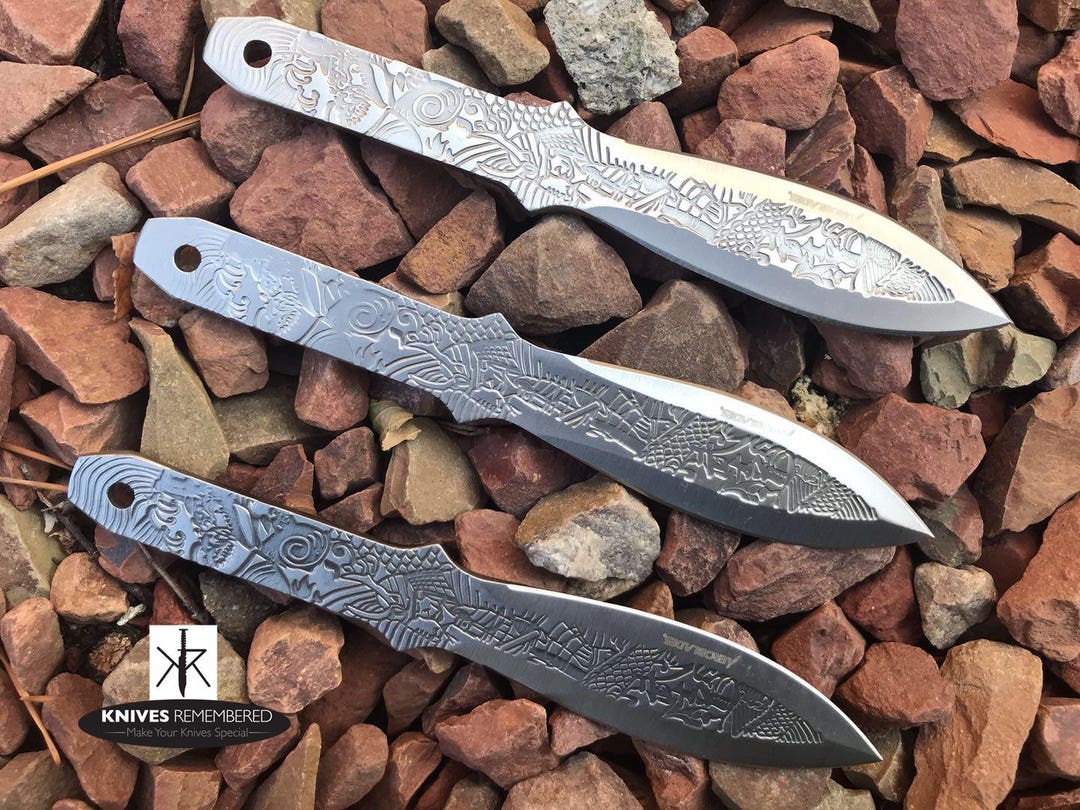 Monogram Knife, Custom Knives, Throwing Knife, Hunting Knife ...