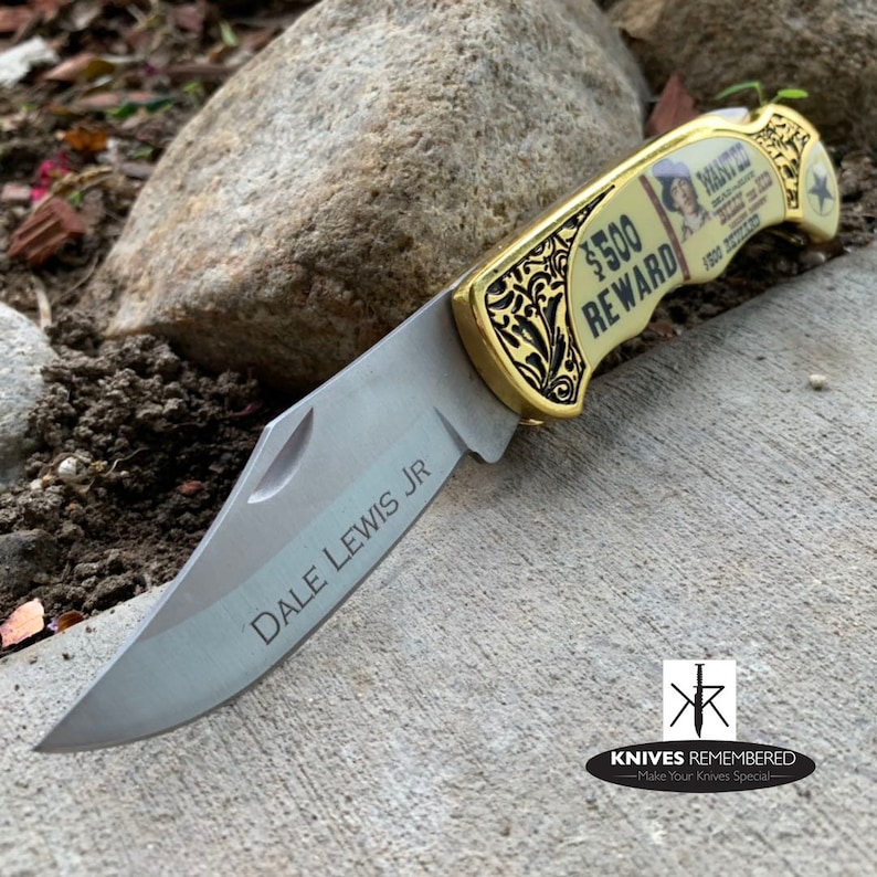 Monogram Knife Custom Knives Collector Knife Personalized - Etsy