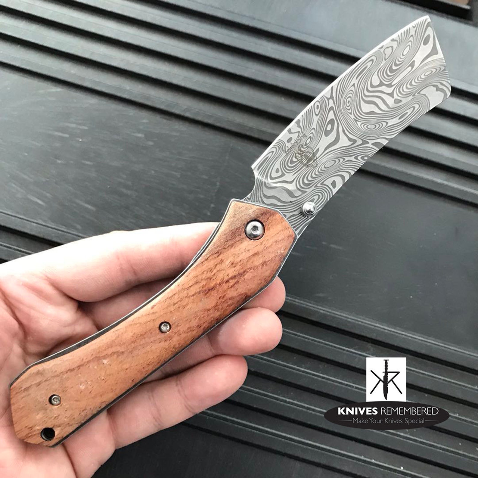 Monogram Knife Custom Knives Pocket Knife Hunting Knife | Etsy