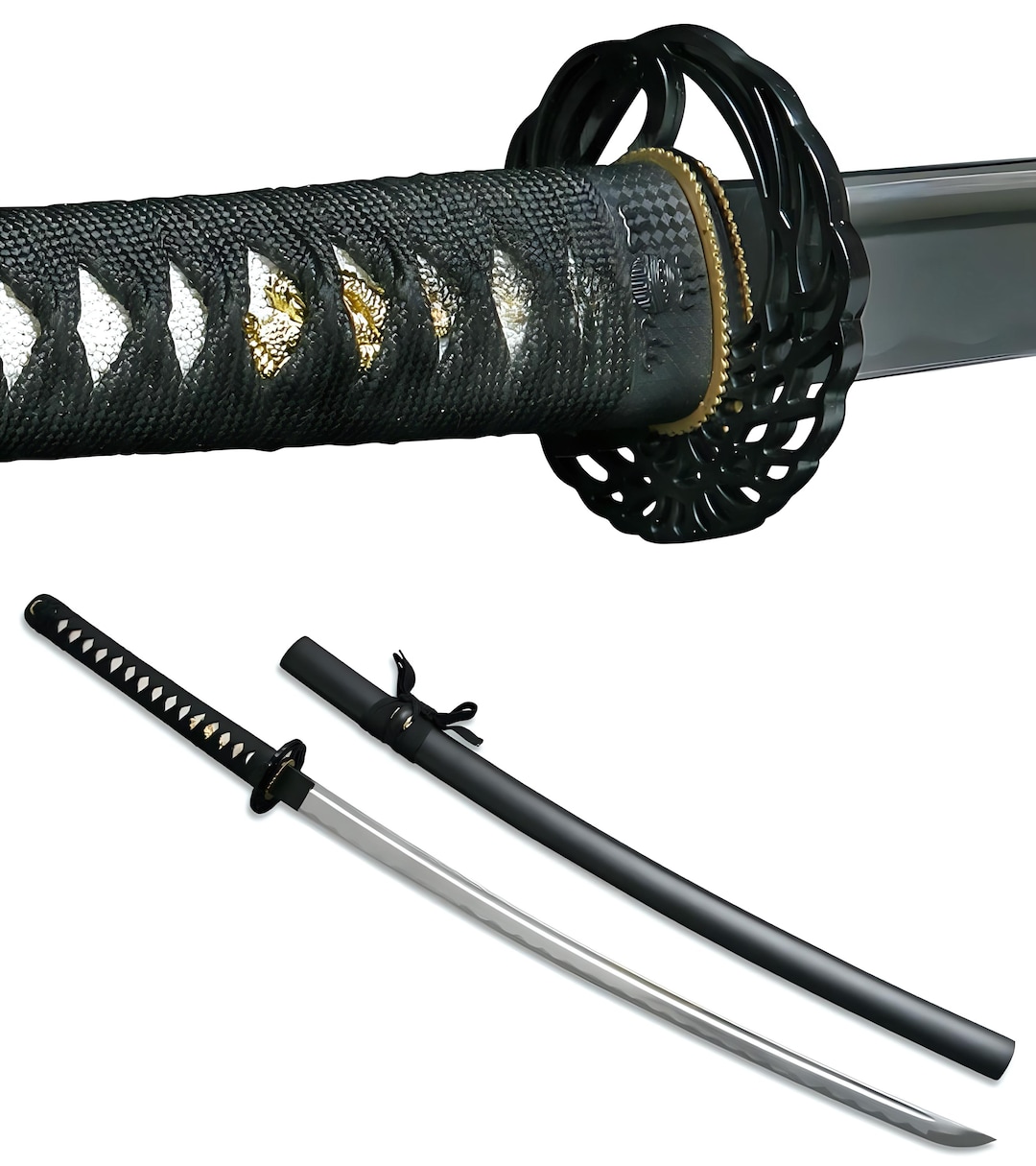 Monogram Custom Japanese Katana, Personalized Sword, Engraved Sword ...
