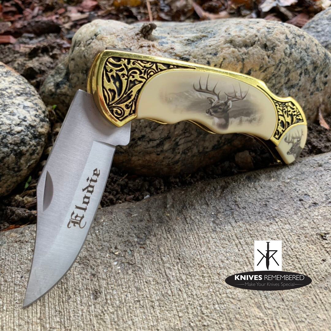 Monogram Knife, Custom Knives, Collector Knife, Personalized Knife ...