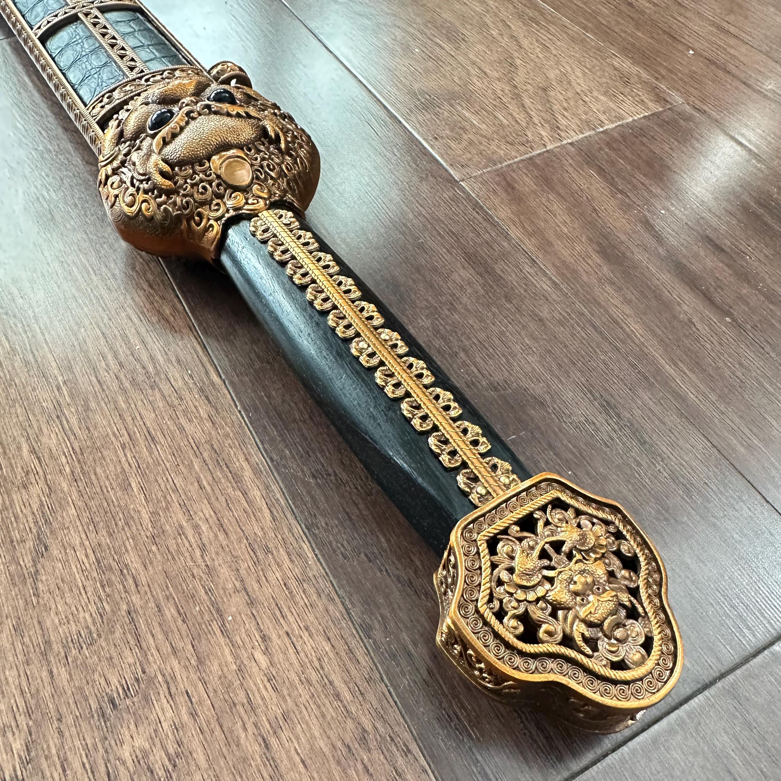 Monogram Custom Chinese Yong Lo Sword, Personalized Sword, Engraved ...