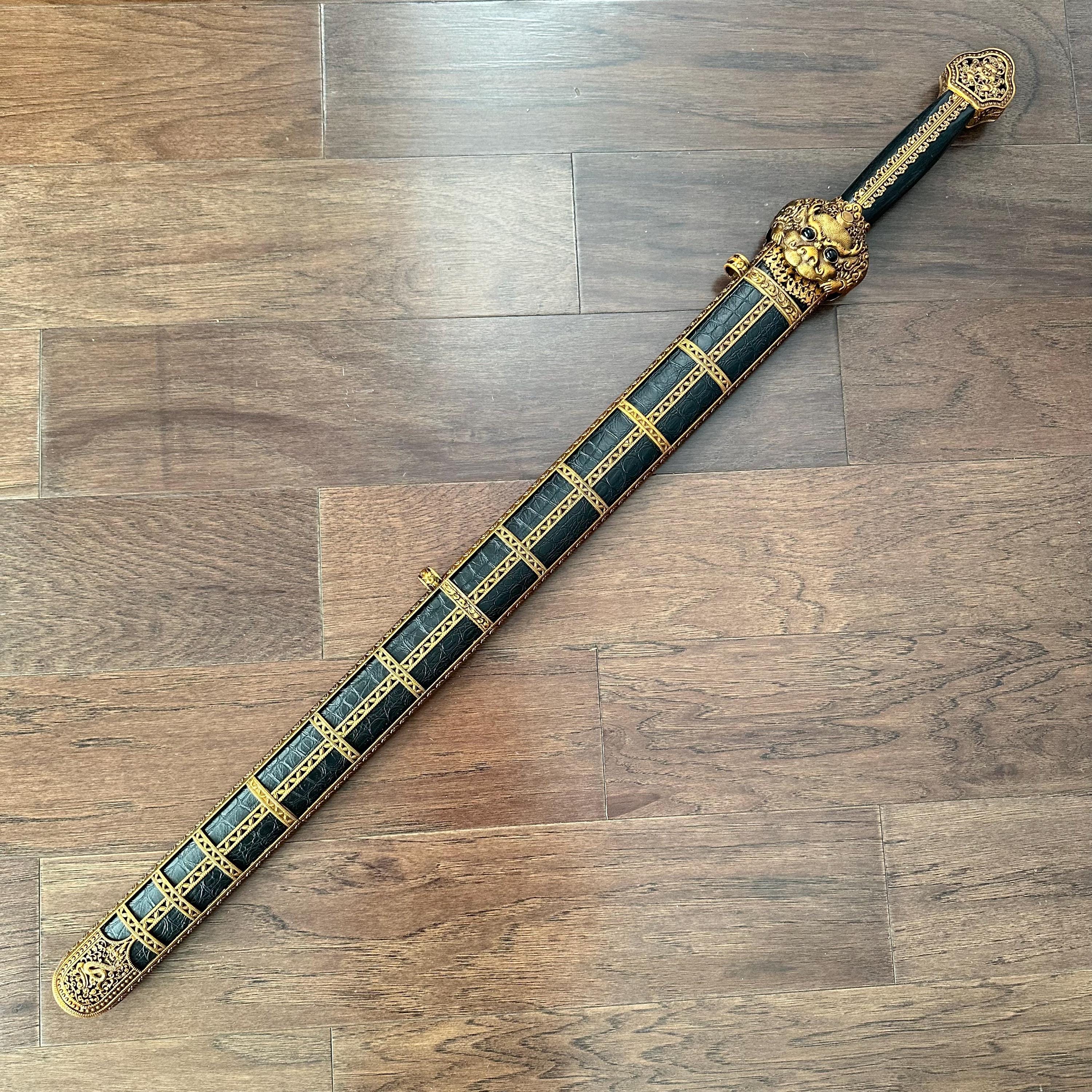 Monogram Custom Chinese Yong Lo Sword, Personalized Sword, Engraved ...