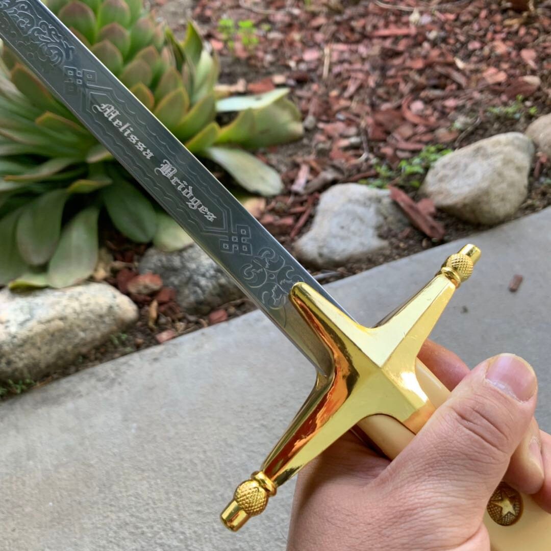 Monogram Sabre, Personalized Sword, Custom Sabre, Engraved Sabre, USMC ...