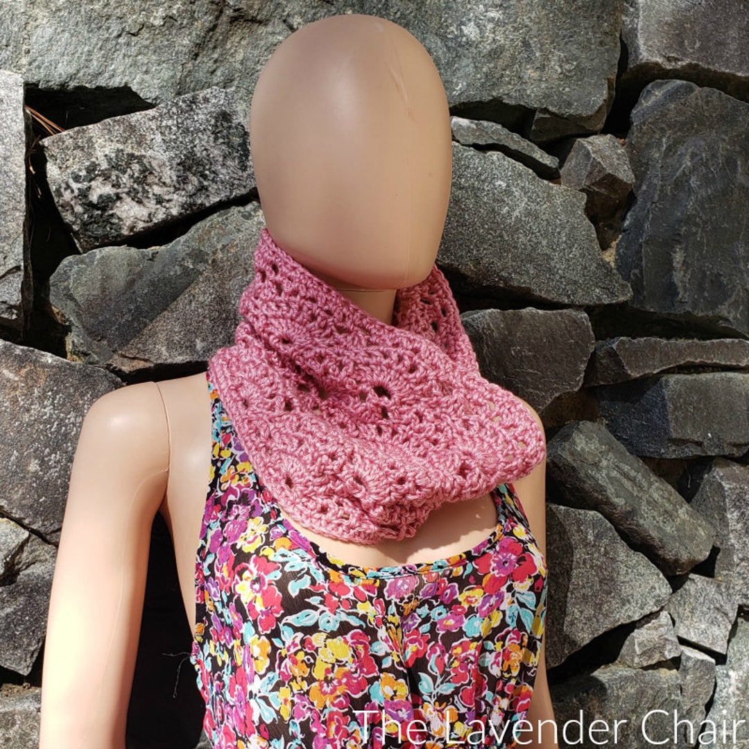 Lacy Shells Cowl Crochet Pattern *PDF FILE ONLY* the Lavender Chair ...
