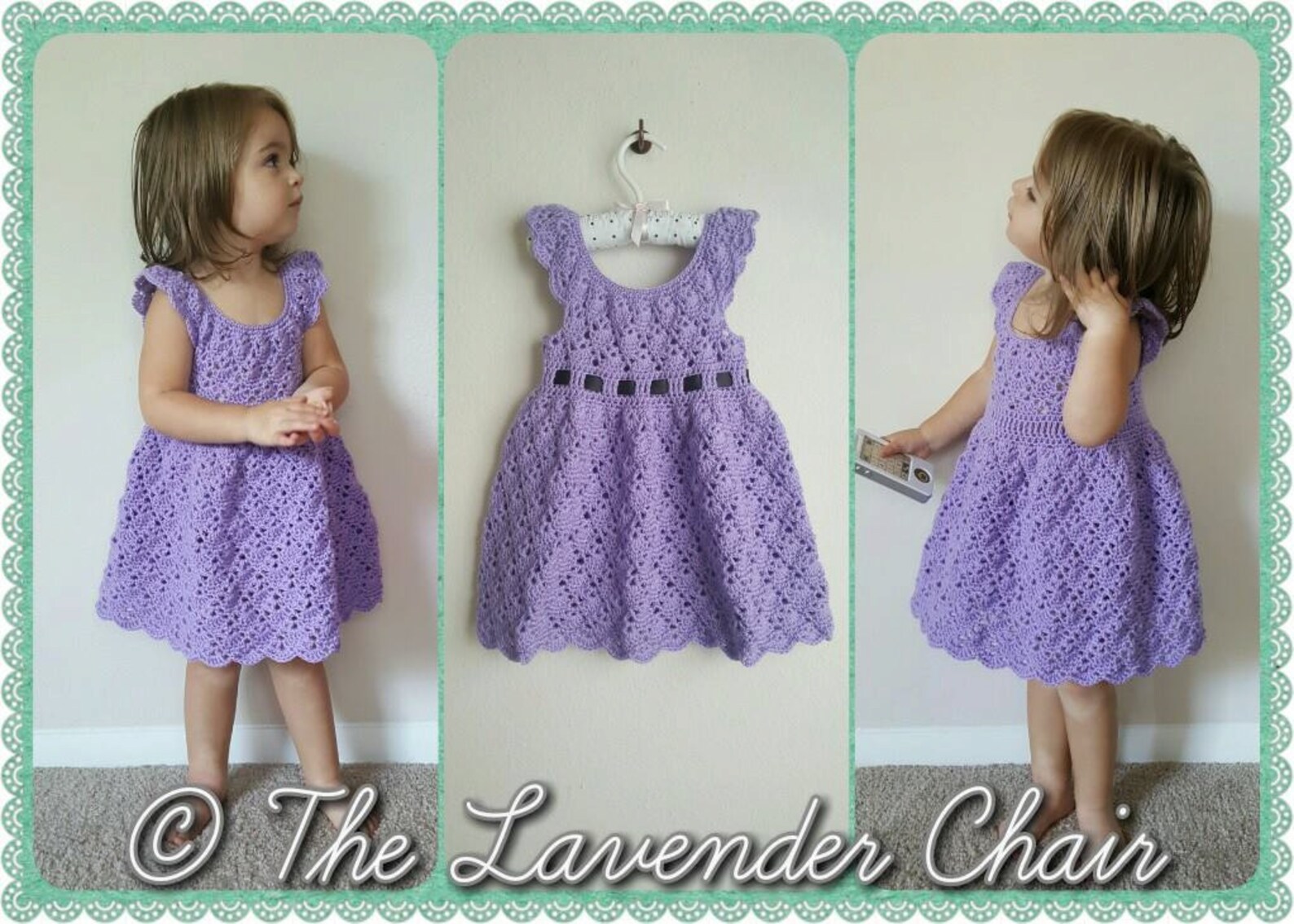 Vintage Round Yoke Dress Crochet Pattern PDF FILE DOWNLOAD - Etsy