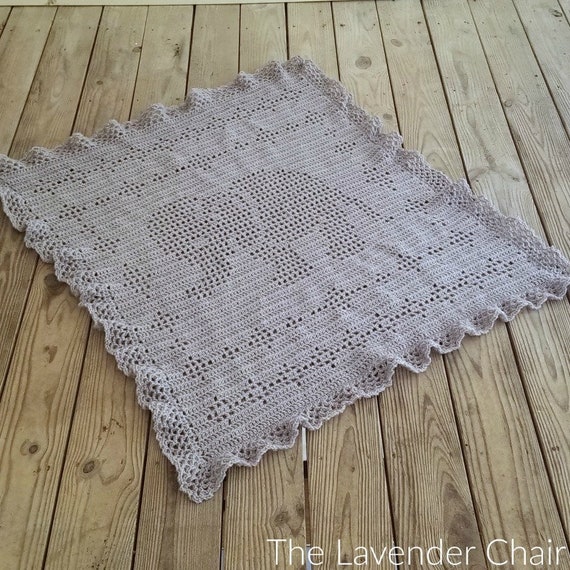 Filet Elephant Blanket Crochet Pattern PDF FILE ONLY Instant | Etsy