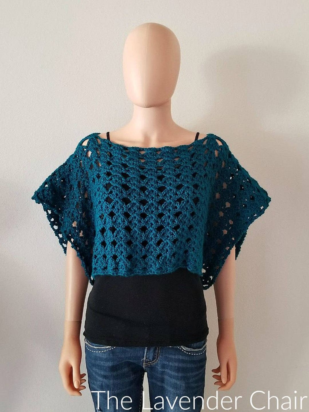 Climbing Shells Poncho Crochet Pattern *PDF FILE ONLY* the Lavender ...