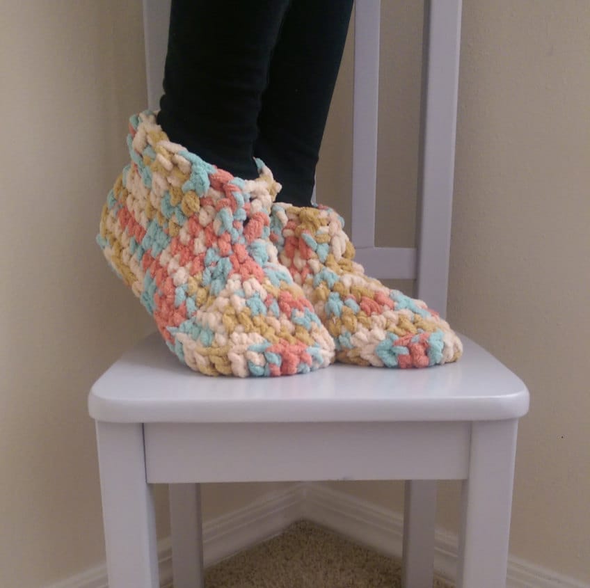 Cloud 9 Slippers Crochet Pattern - the Lavender Chair - *PDF FILE ONLY ...