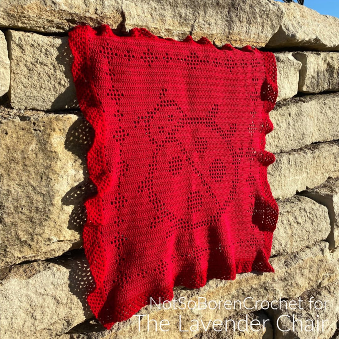 Filet Ladybug Blanket Crochet Pattern *PDF FILE ONLY* the Lavender ...