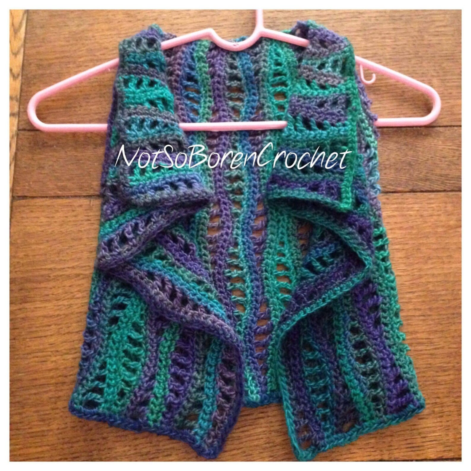 Lacy Waves Toddler Vest Crochet Pattern *PDF FILE DOWNLOAD* the ...