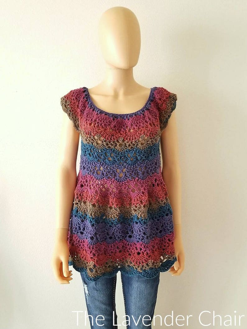 Lacy Shells Flowy Top Crochet Pattern PDF FILE ONLY Instant - Etsy