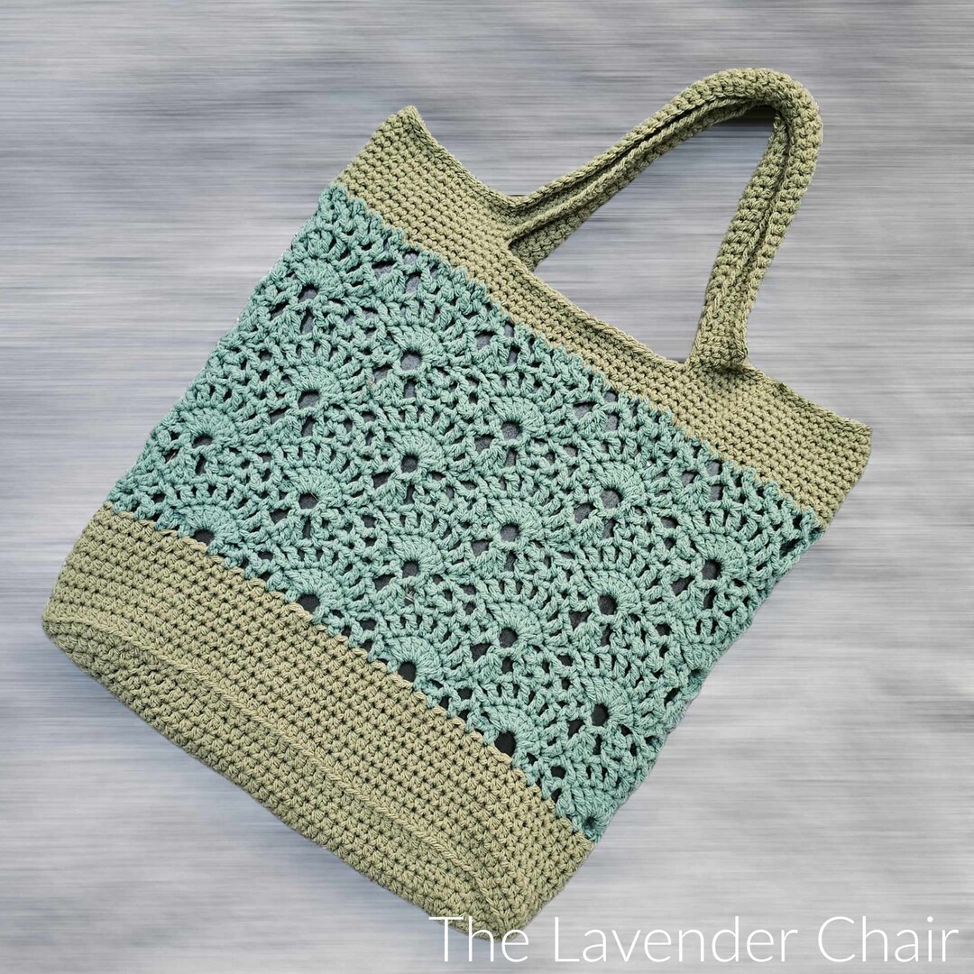 Lacy Shells Market Tote Crochet Pattern - *PDF FILE ONLY* - the ...