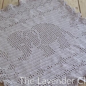 Filet Elephant Blanket Crochet Pattern - the Lavender Chair - *PDF FILE ...
