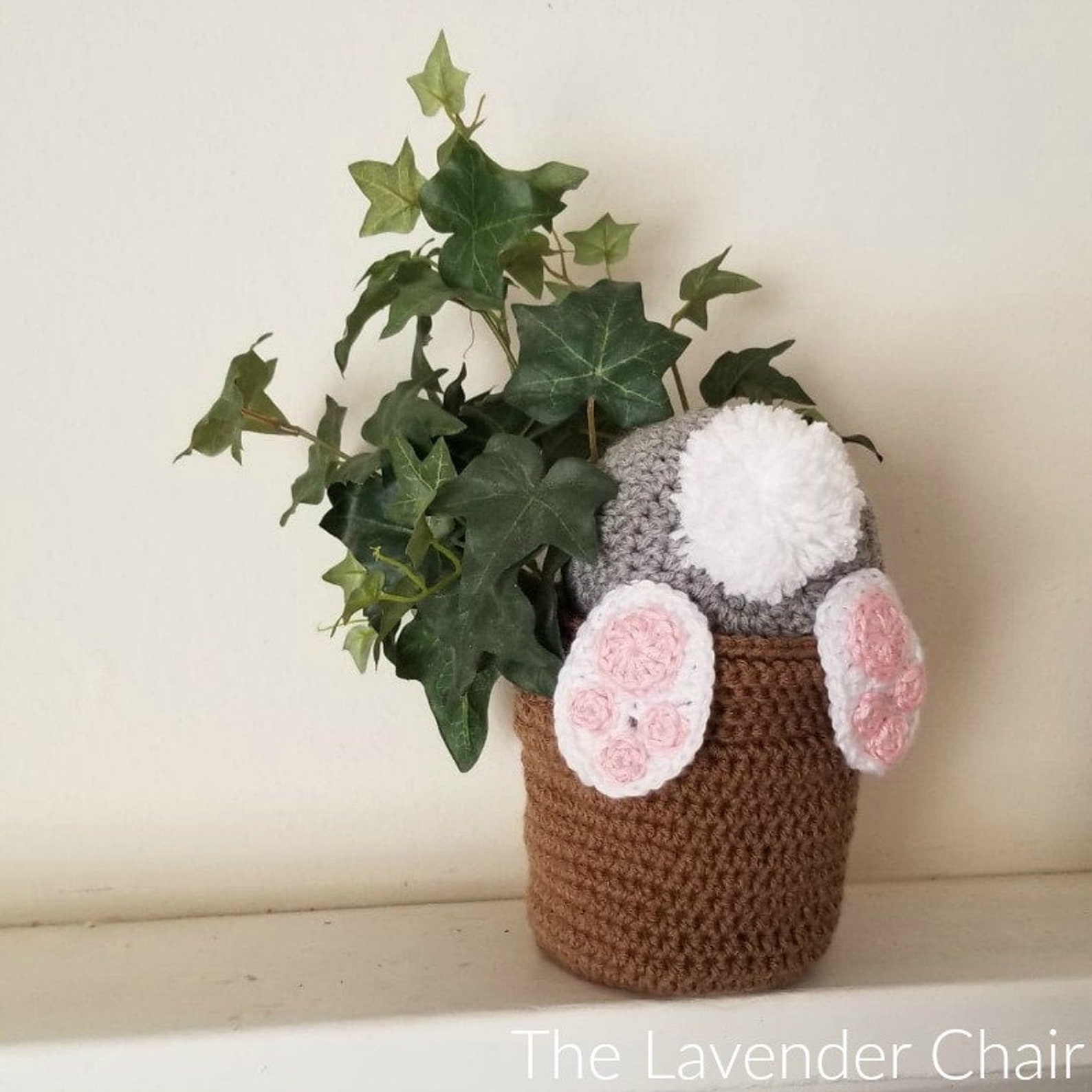 Bunny Bum Flower Pot Crochet Pattern *PDF FILE DOWNLOAD* the Lavender ...